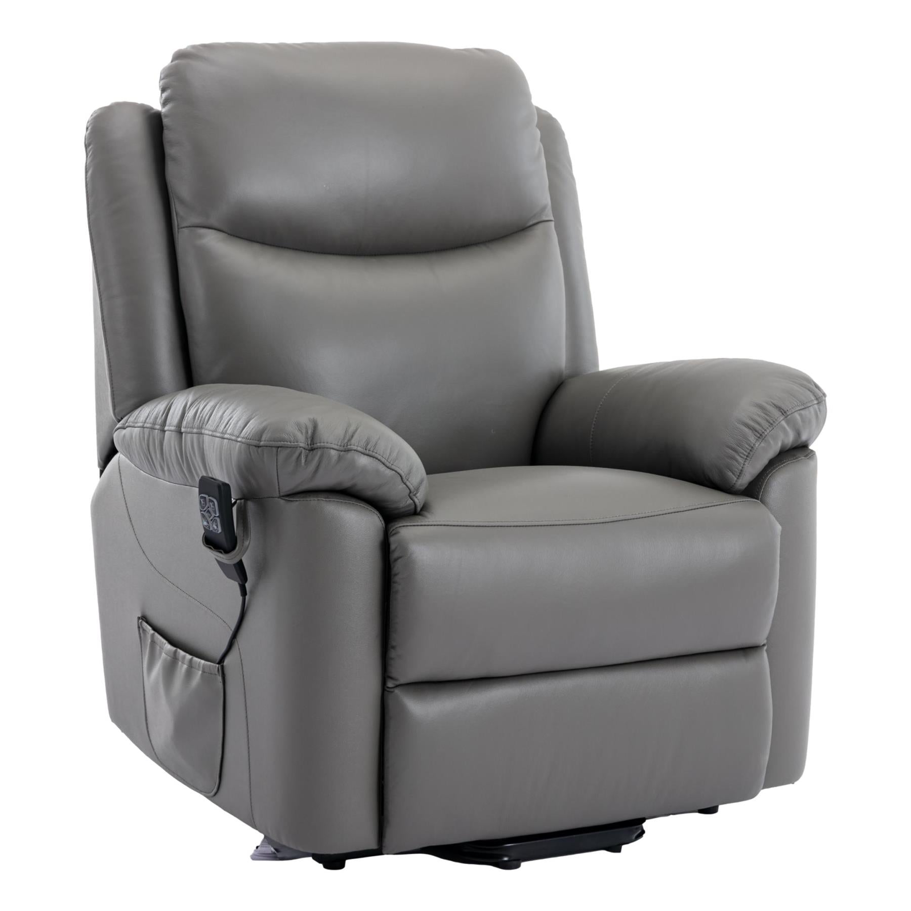 The Devon - Dual Motor Mobility Riser Recliner Arm Chair - Grey Genuin ...